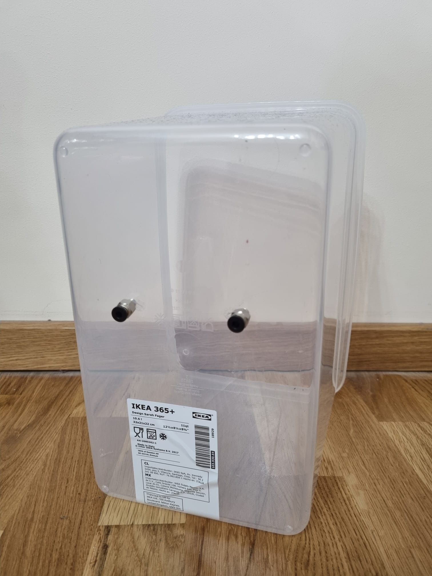 On-the-side Ikea 10.6l container Drybox by Eugen Meltis | Download free STL model | Printables.com