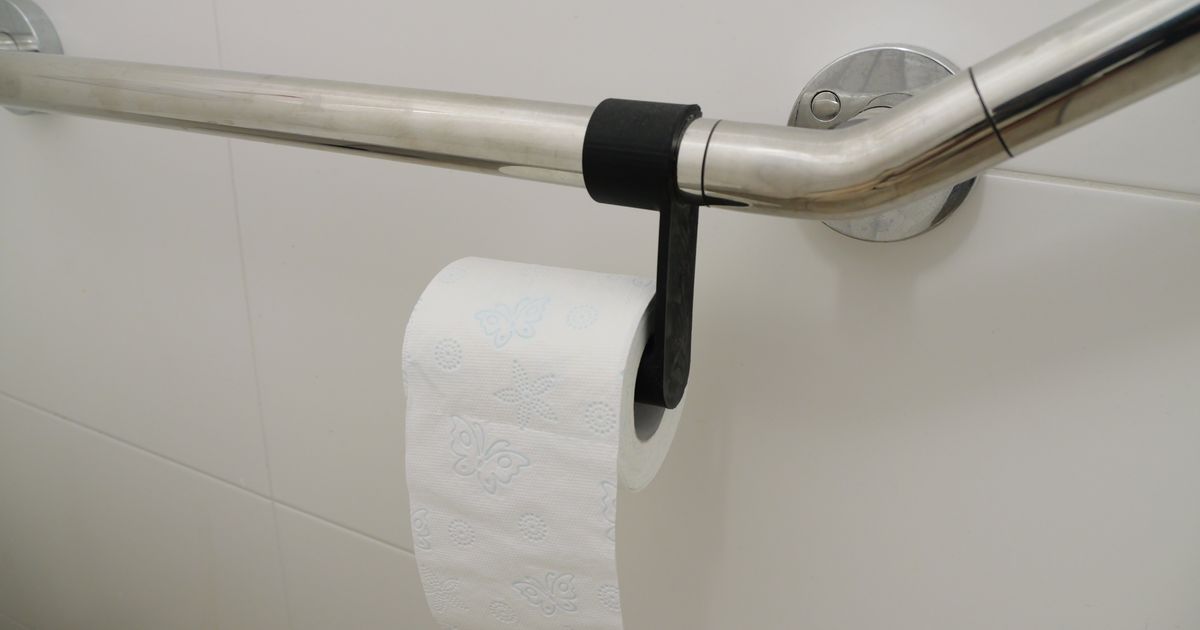 Toilet Bathroom Paper Holder - Standard Rail by big12boy | Download ...