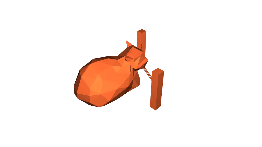 Low Poly Maxwell with Hairs by RapierXbox | Download free STL model ...