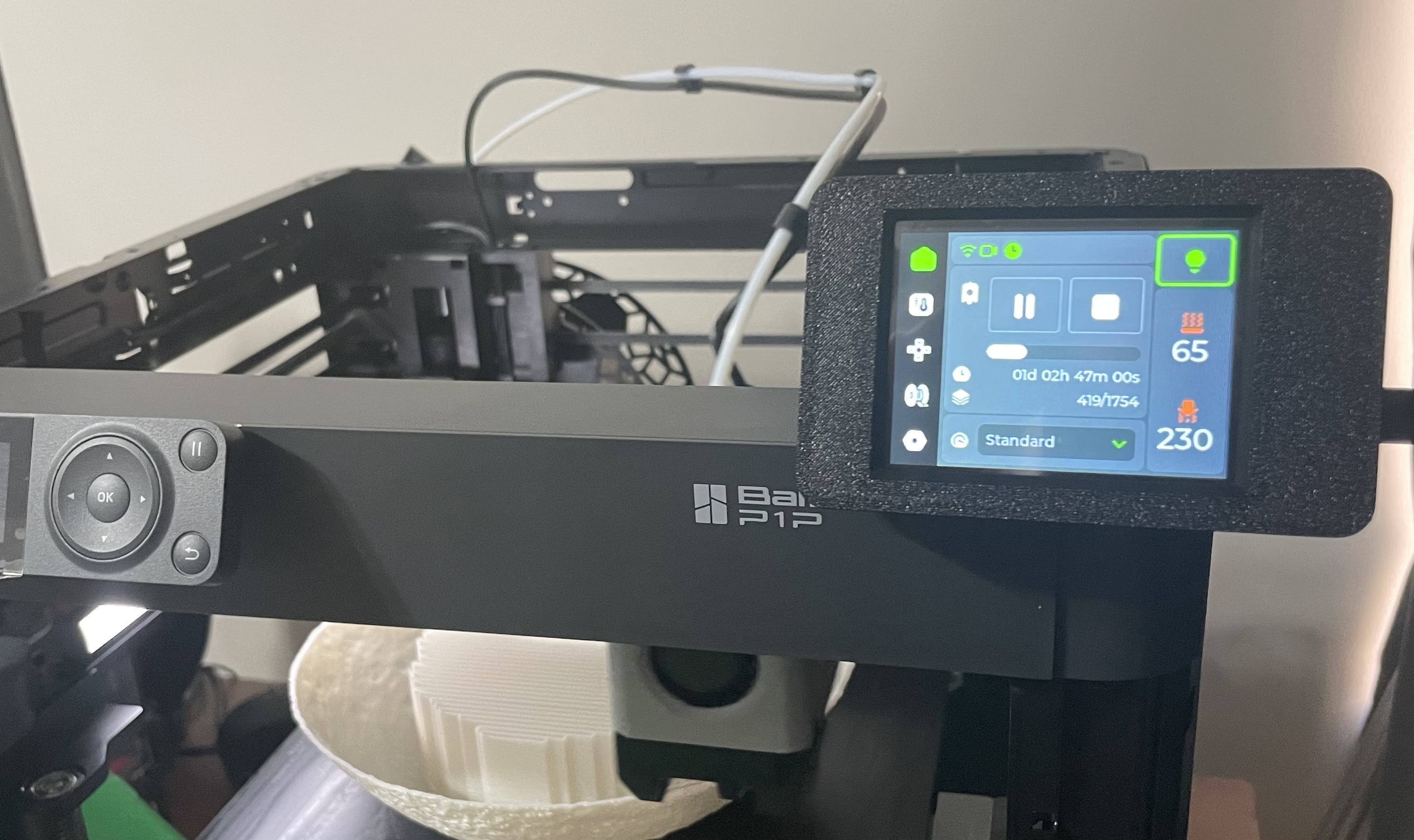 P1PTouch mount for the p1p phone holder by Tack | Download free STL model | Printables.com