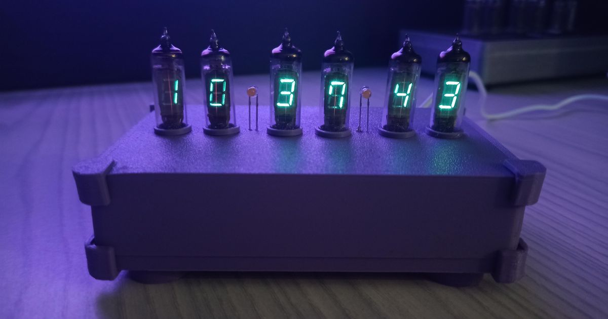 IV-3A VFD clock by revoxsvko | Download free STL model | Printables.com