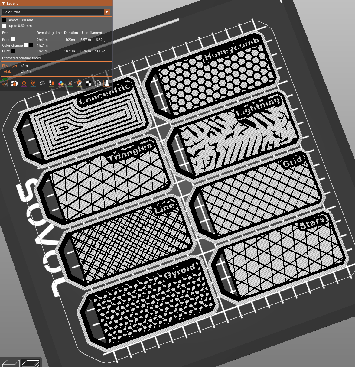 Infill Samples by Dąbal | Download free STL model | Printables.com