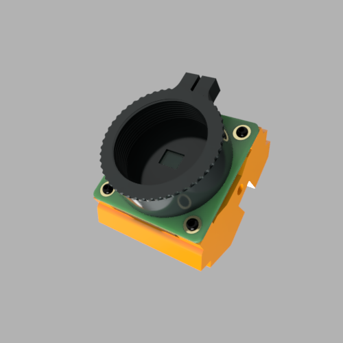 Raspberry Pi HQ Camera Mount by Beelsebob | Download free STL model ...