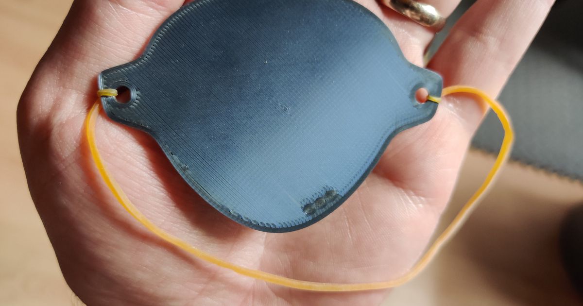 Simple Eye Patch (Flexible) by BlackDragonBE | Download free STL model ...