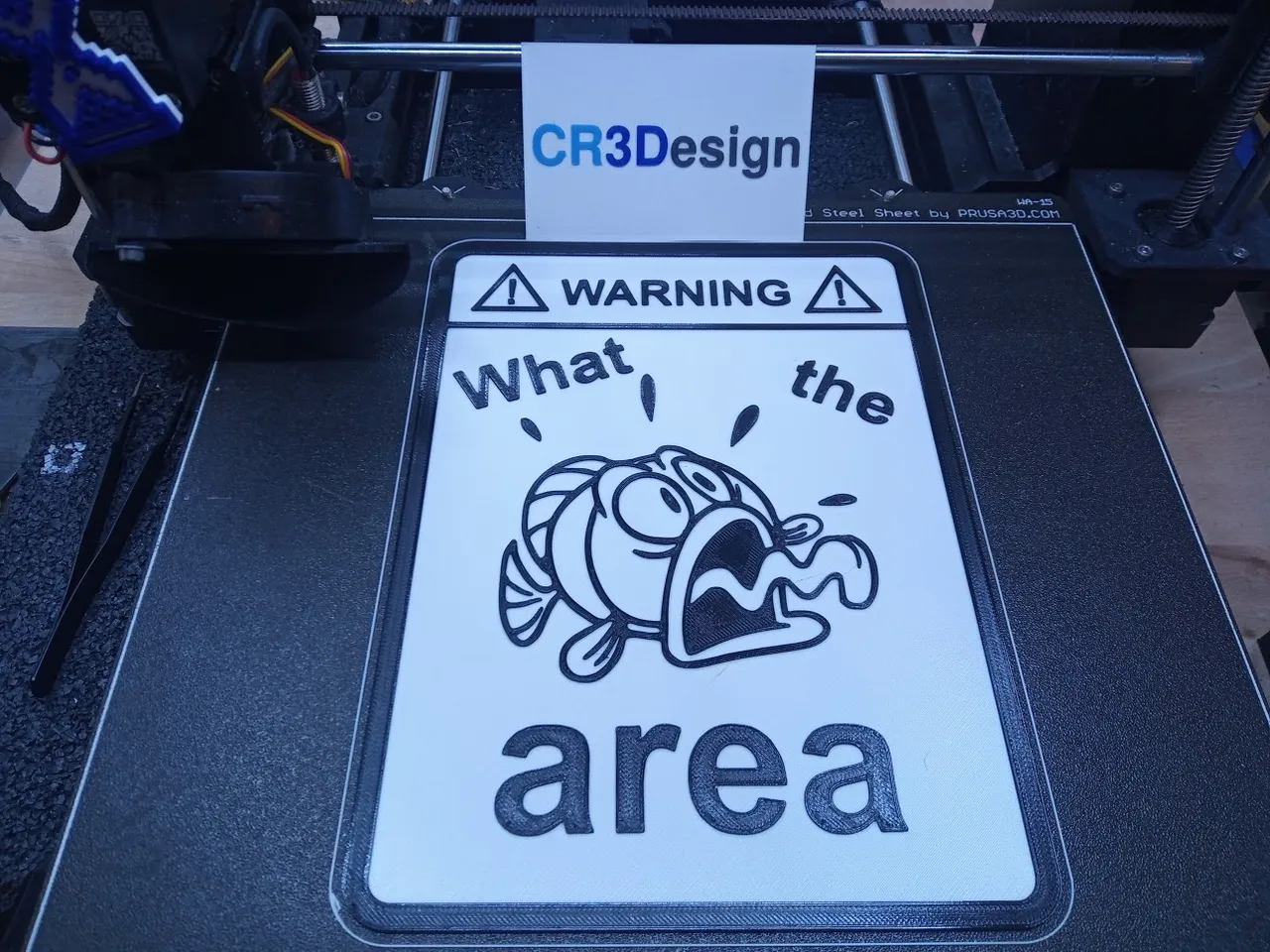 What the Fish Area sign by CR3D | Download free STL model | Printables.com
