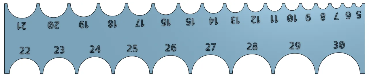 Fillet Gauges by Frankinator | Download free STL model | Printables.com