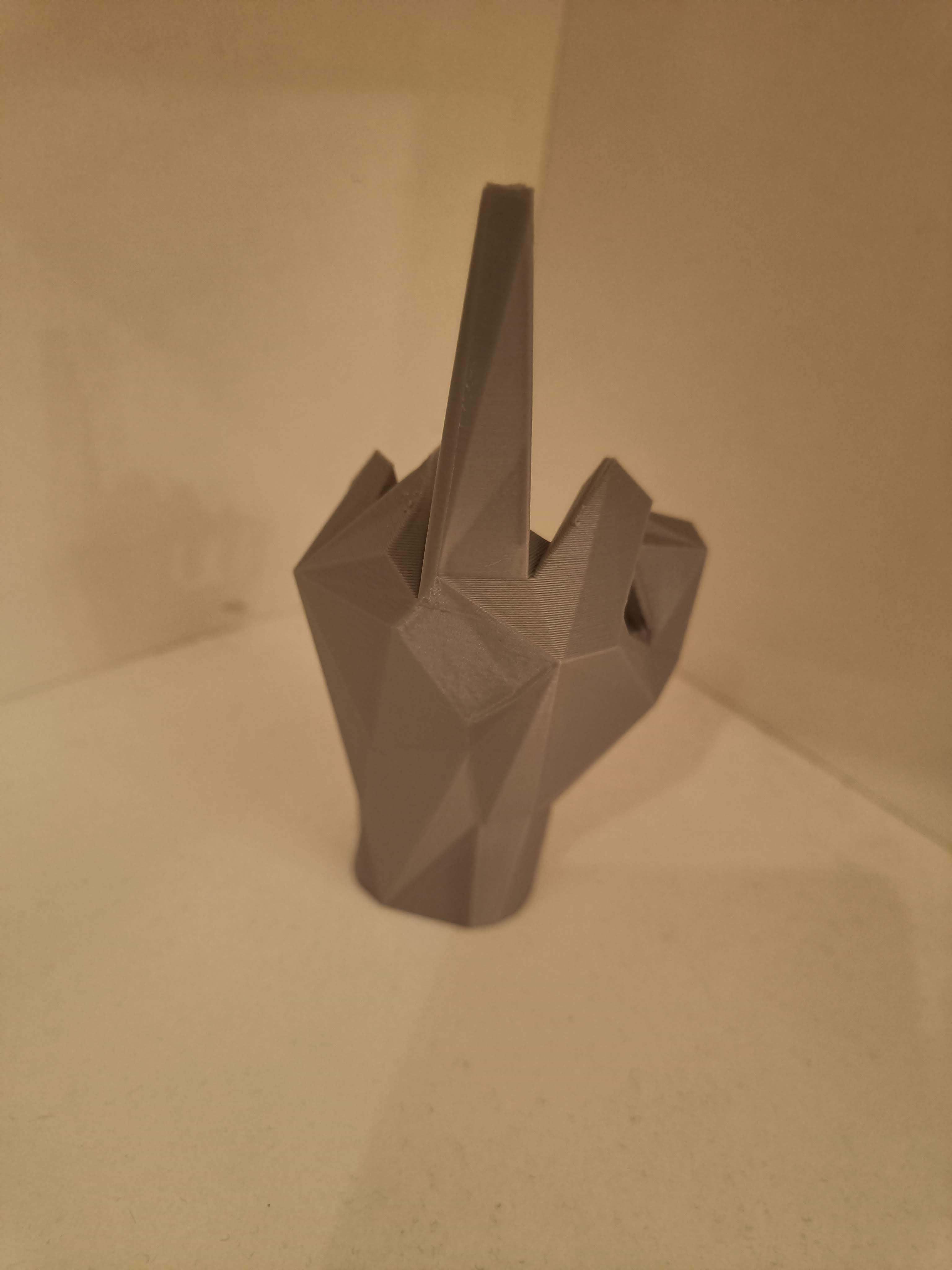 Low Poly Middle Finger par SW3D | Téléchargez gratuitement un modèle ...