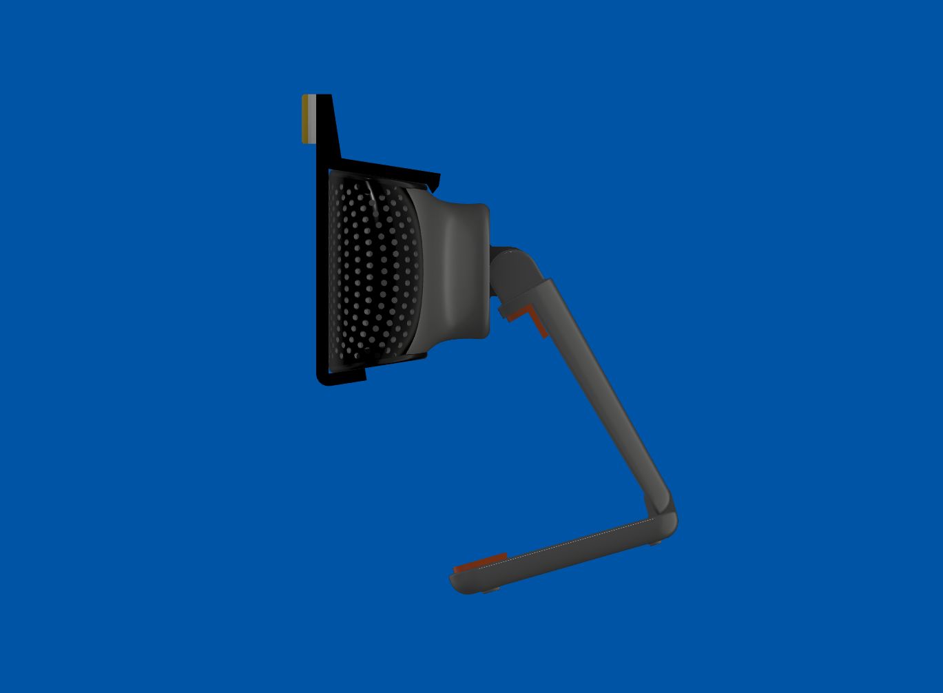 Logitech C910 Webcam LED Mount by Wiseone | Download free STL model ...