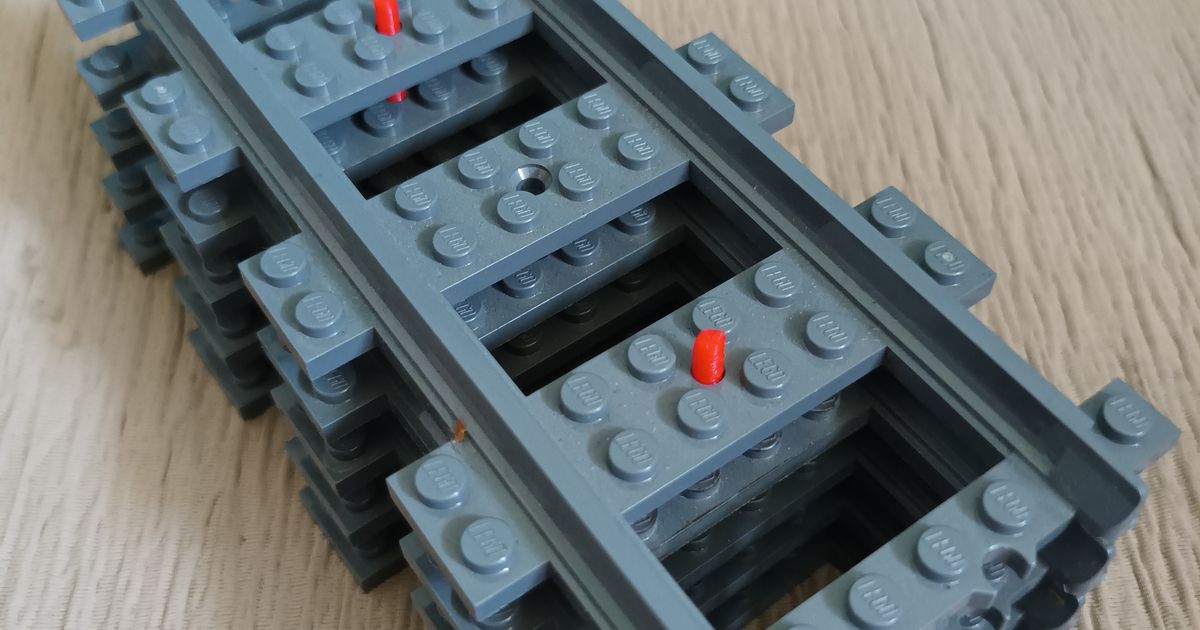 Lego bb0219 - Train track stacking pin by NotAnOption | Download free ...