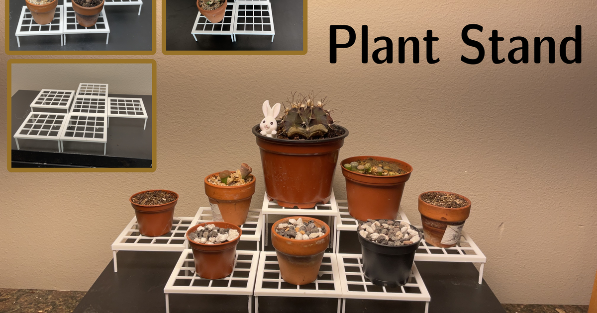 Plant stand by Bryant Yu | Download free STL model | Printables.com