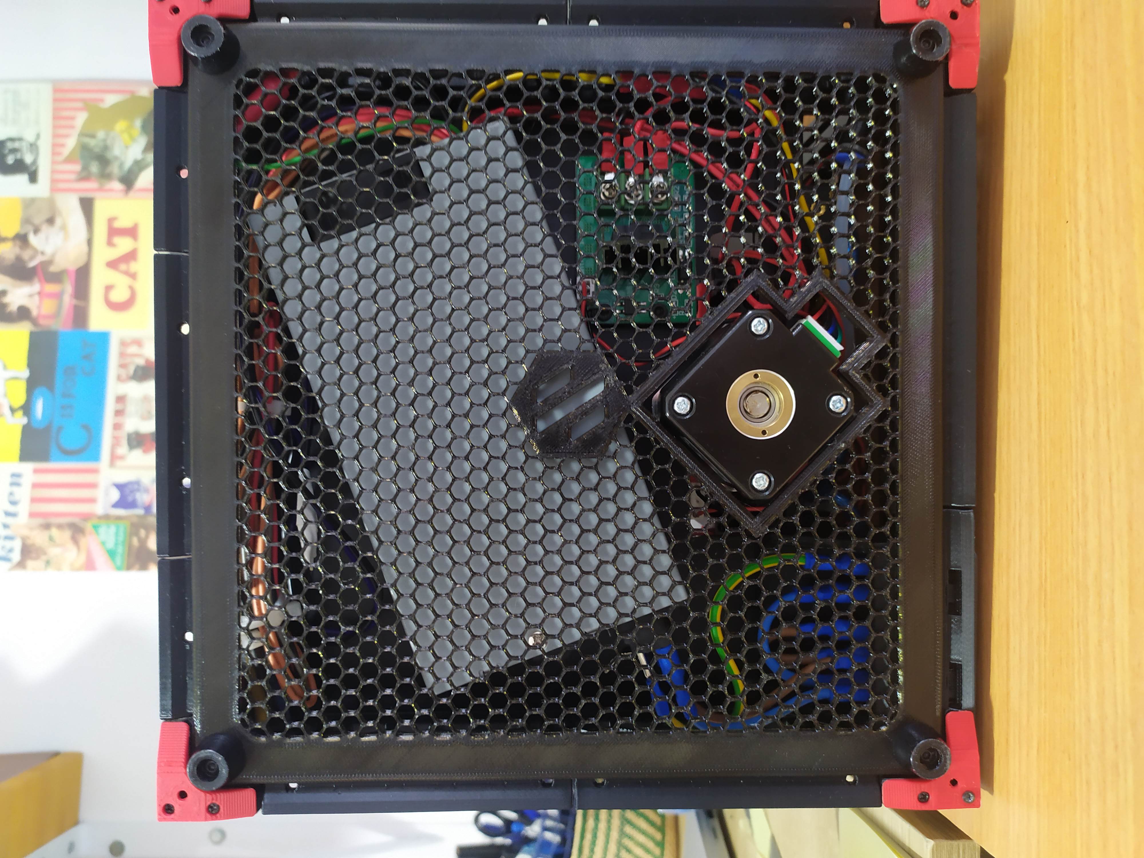 Voron V0.2 printed bottom panel for thicker Z motors by Guy | Download ...