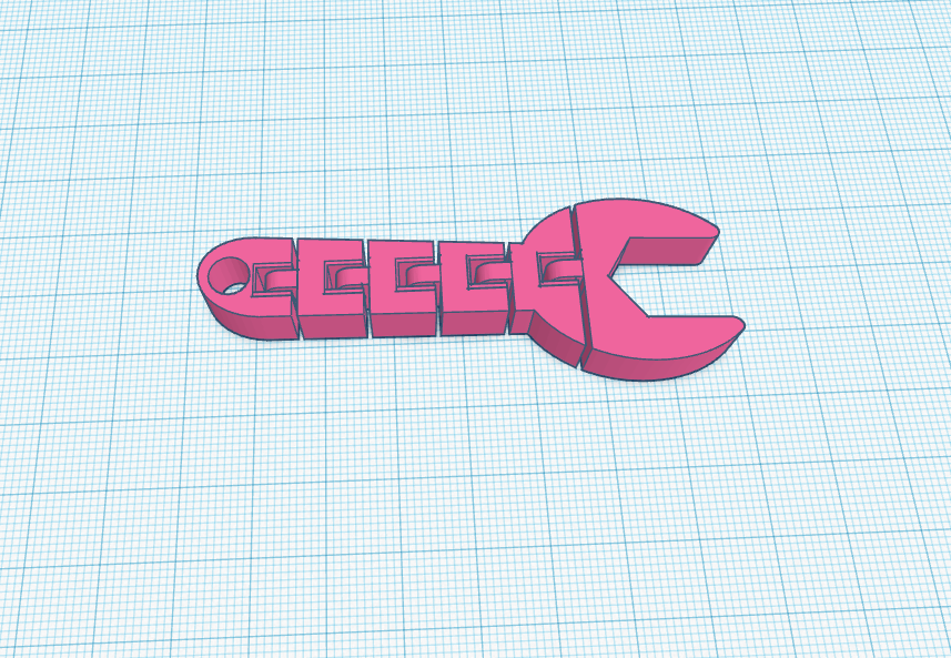 Flexi Wrench keychain by Anasto147 | Download free STL model ...