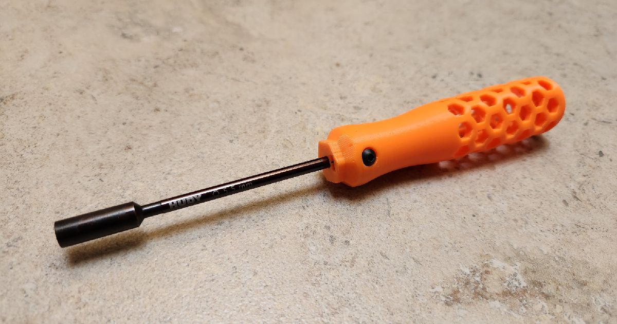 Tool Handle - 4mm by Ewert Snyman | Download free STL model ...