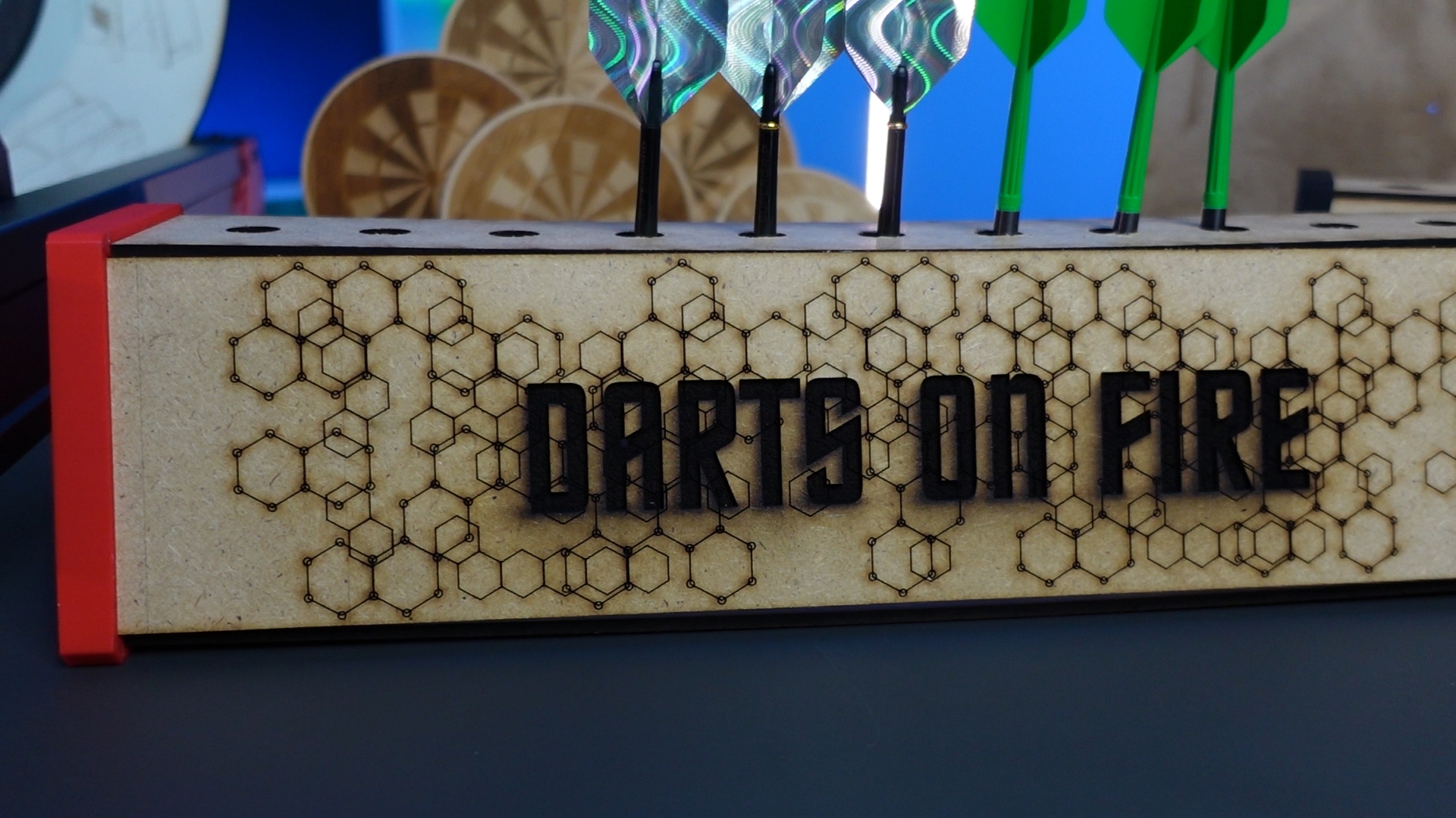 dartstand for 12 darts - laser cutter and 3d printer combination by ...