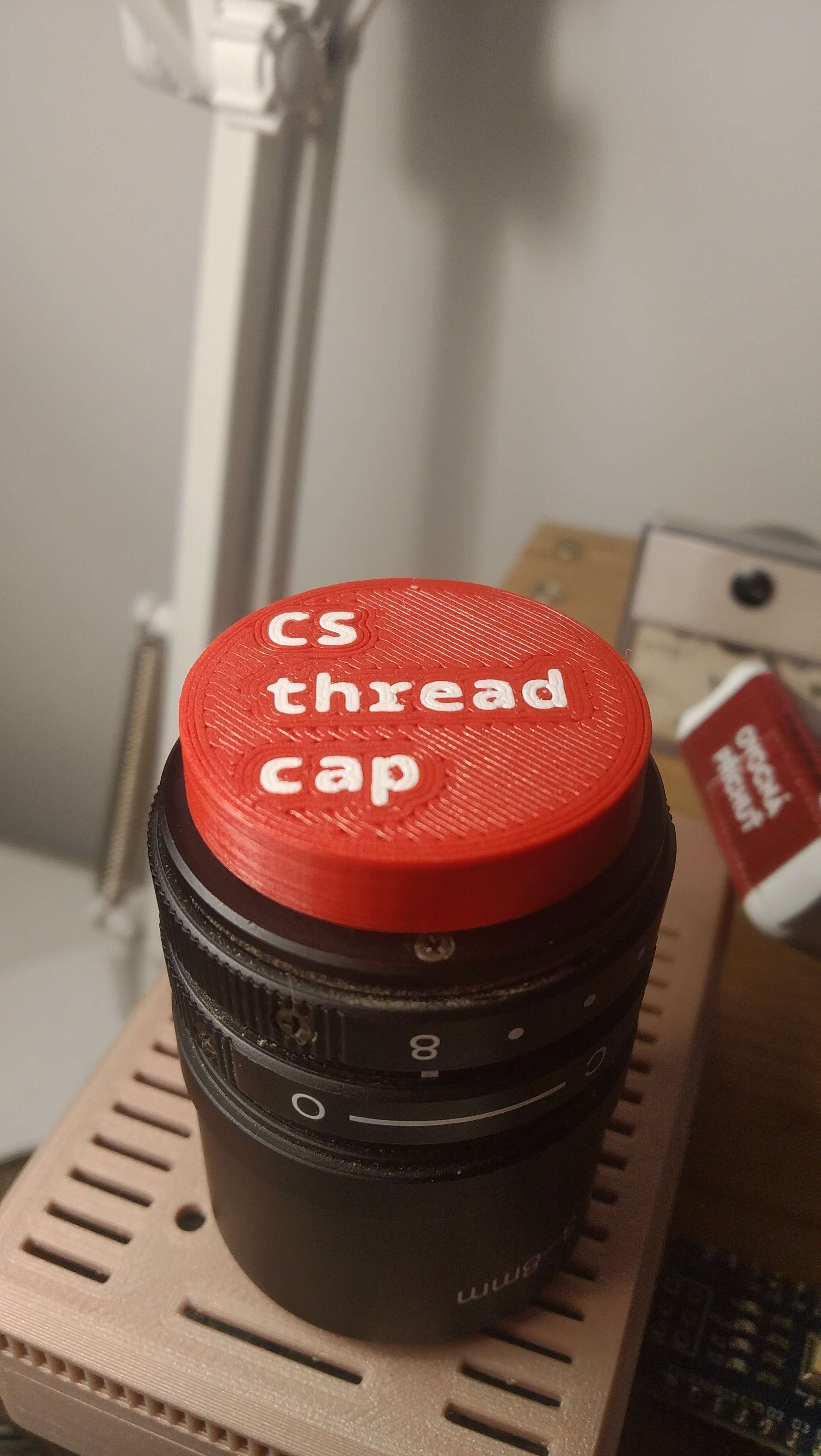 CS lens thread cover by Luky Smrček | Download free STL model ...