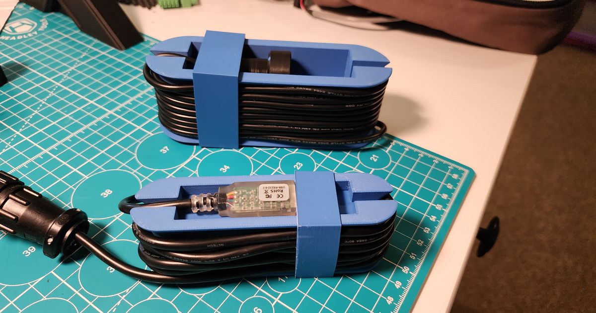 USB Cable Spool (Extra Large) by MboarderM | Download free STL model ...