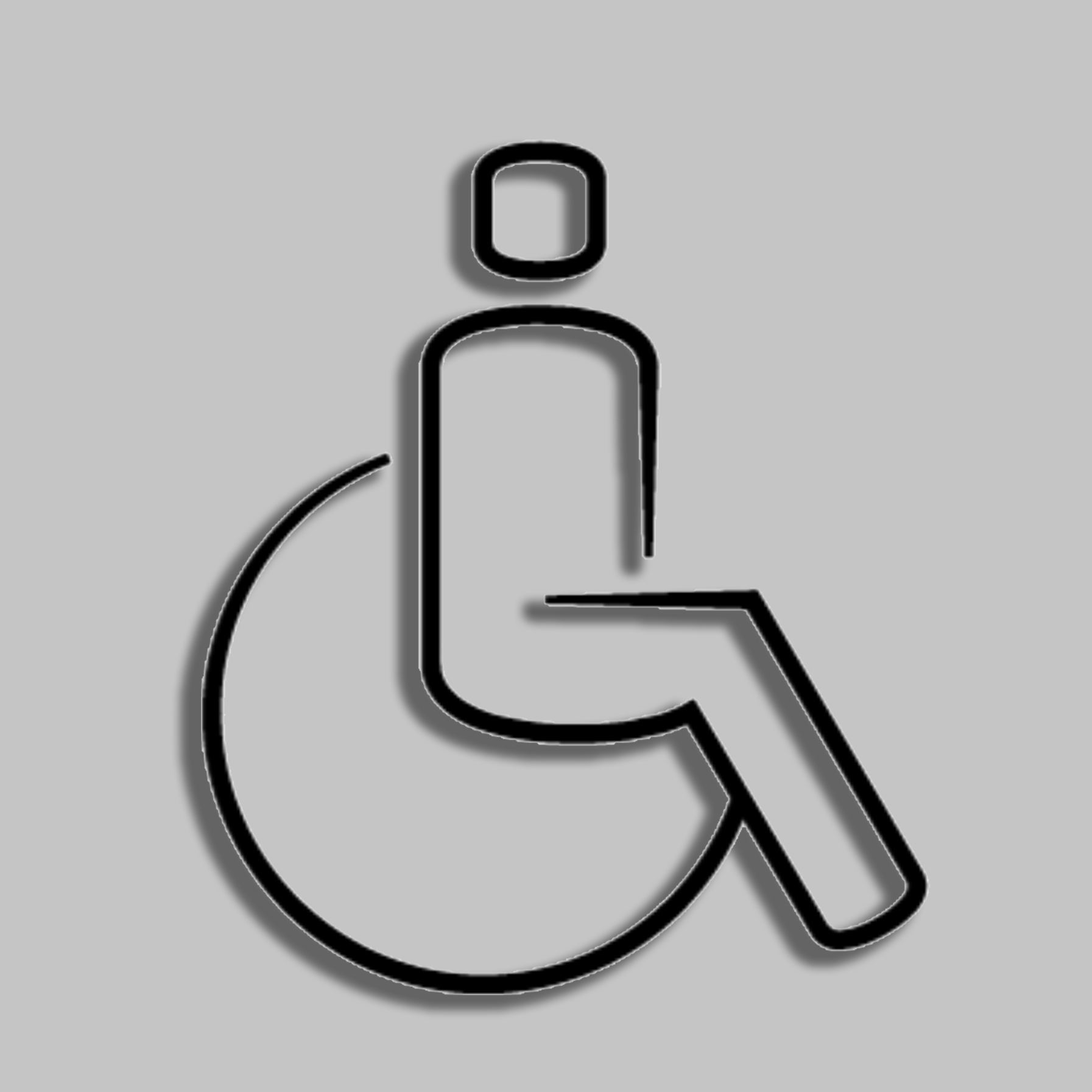 Toilet restroom sign WC symbols by Zneuzity | Download free STL model ...
