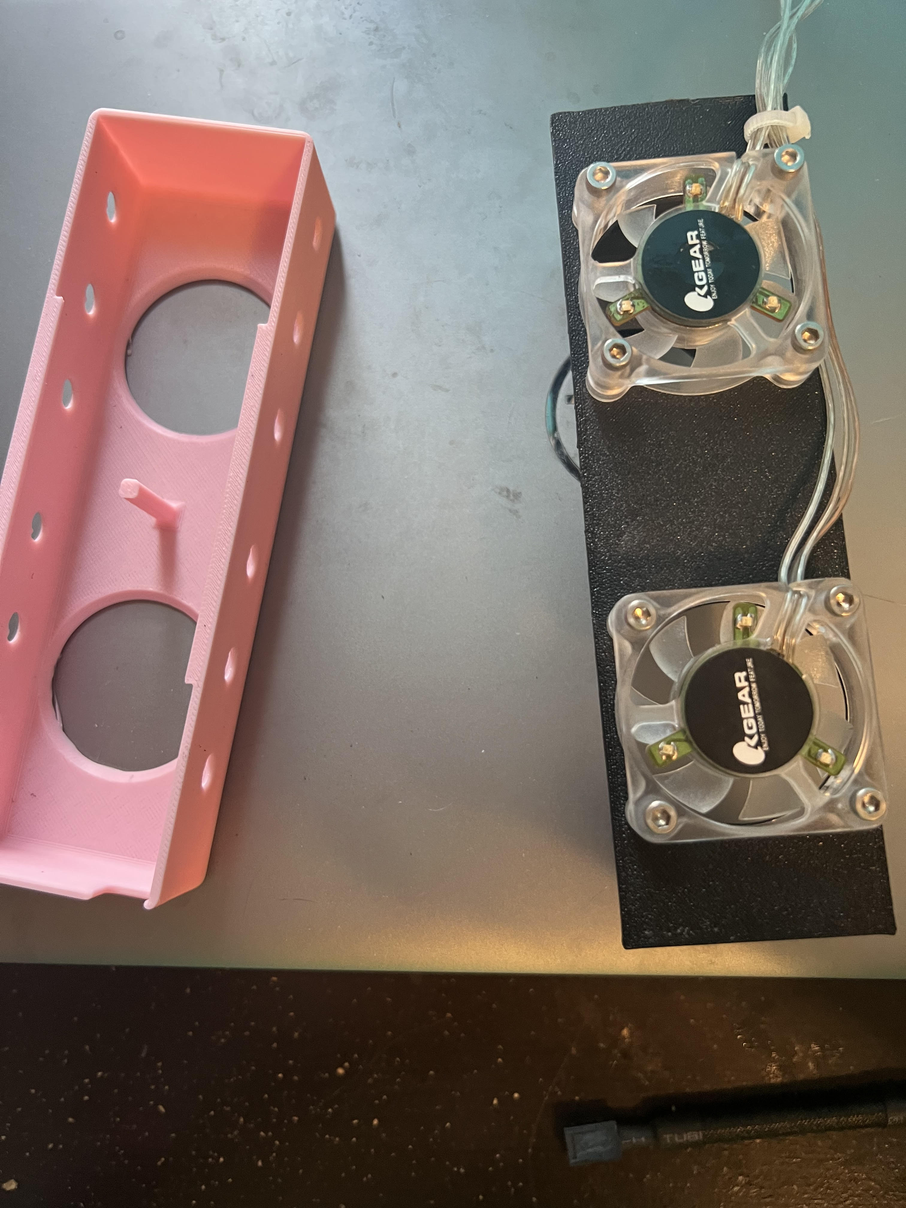 Dual 40mm Fan PC Ram Cooler by Blake3DPrinting | Download free STL ...