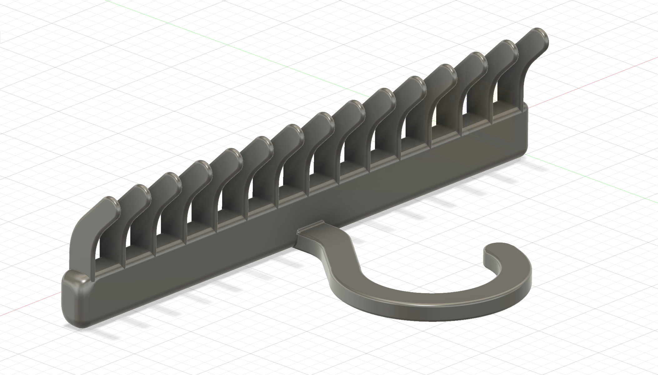 Hooked Hanger by gsgx | Download free STL model | Printables.com