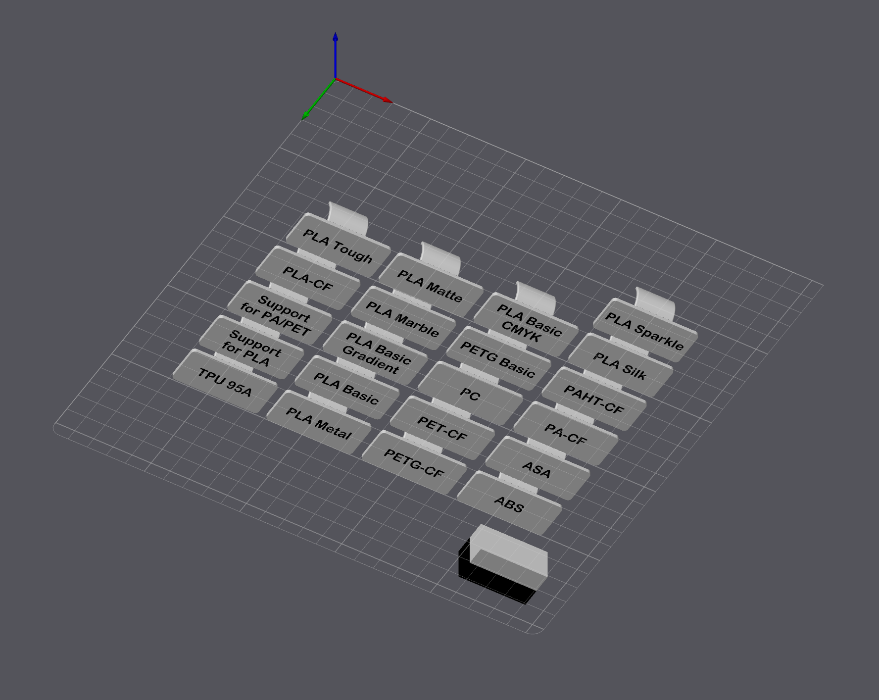 RepRack Labels for Bambu Lab Filament von schiko | Kostenloses STL ...