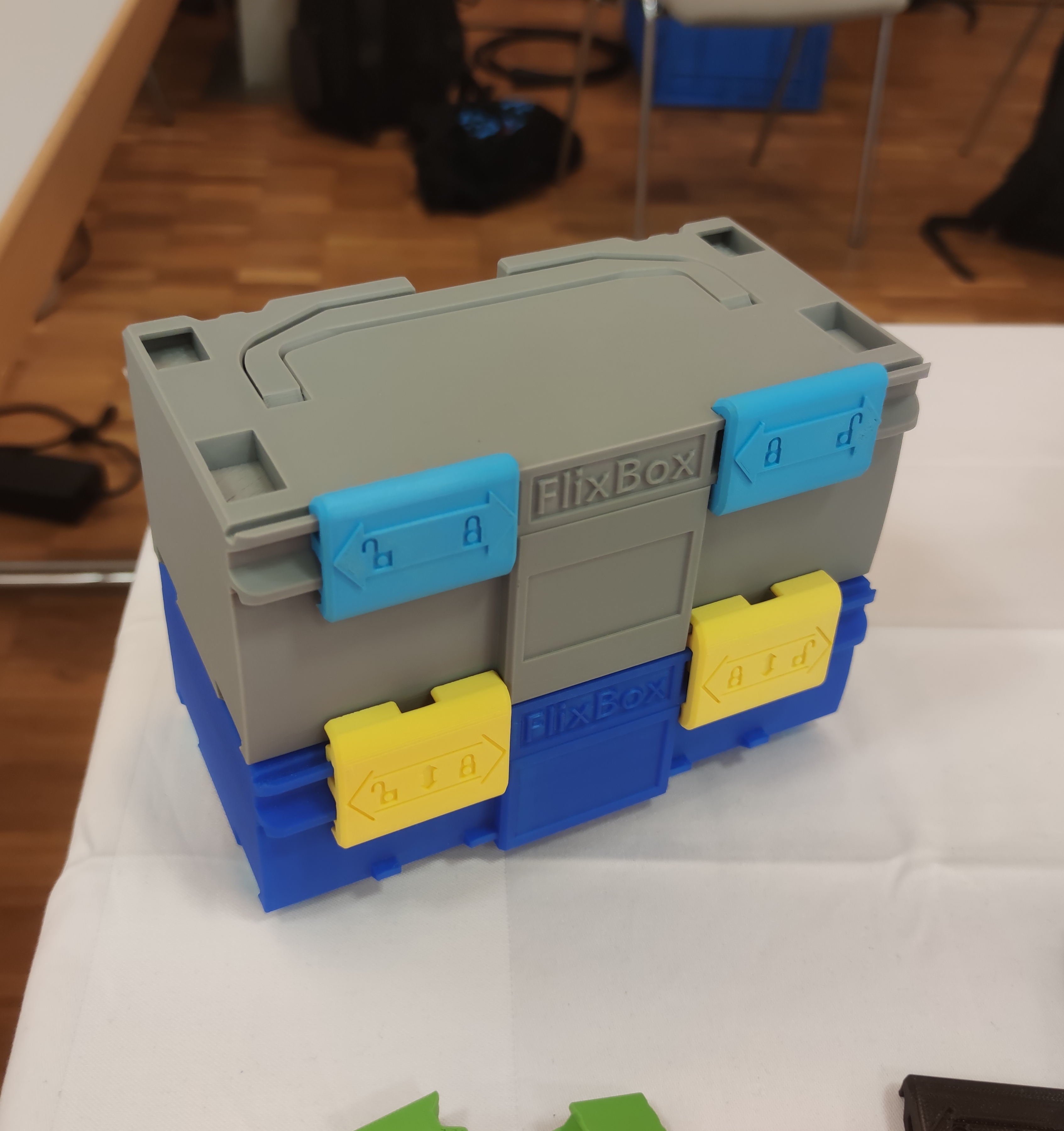 Flixbox 60 mm - modular storage box stackable - no support by ...