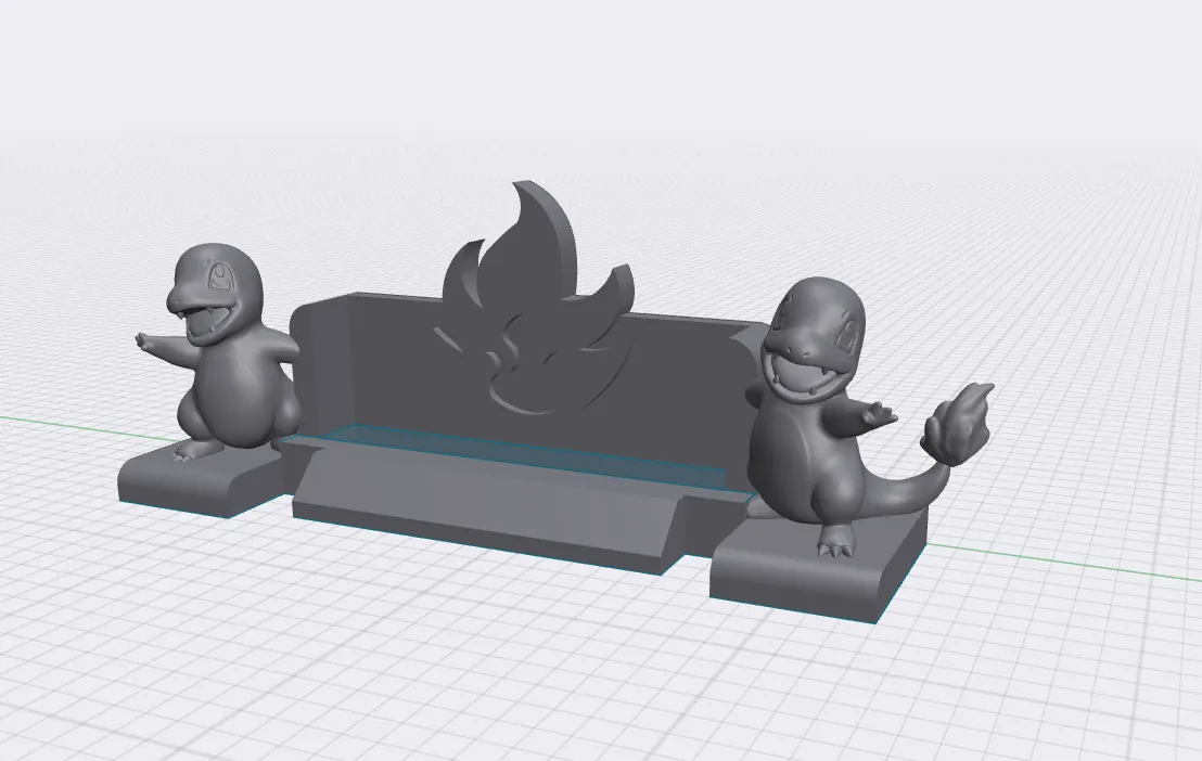 Charmander slab holder by Nebula Prints | Download free STL model ...
