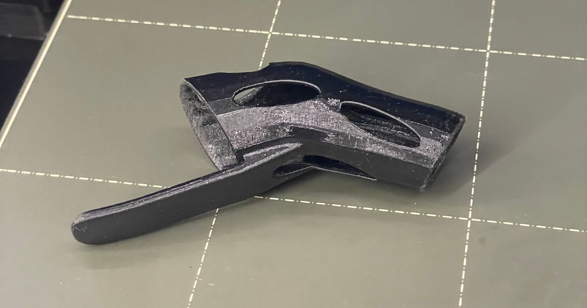 Finger Splint with tab by Incremental.Designs.G91 | Download free STL ...