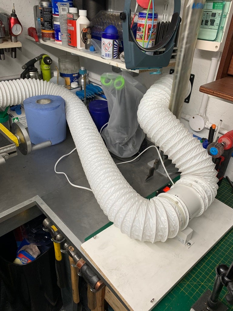 Portable extractor fan and ducting by GreatOldOne | Download free STL ...