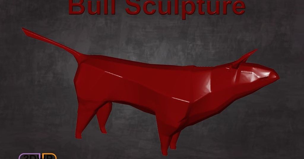 Bull Sculpture by 3DWP | Download free STL model | Printables.com