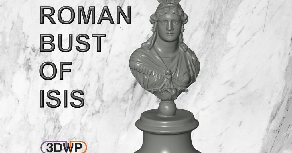 Roman Bust Of Isis by 3DWP | Download free STL model | Printables.com