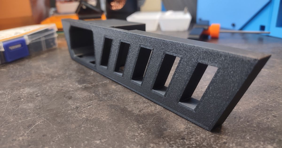 Rook Evolution rear switch panel by wallace | Download free STL model ...