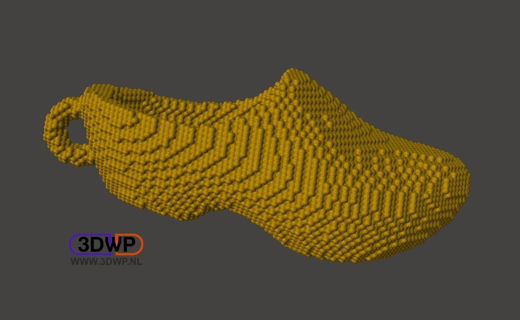Wooden Shoe Key Chain by 3DWP | Download free STL model | Printables.com