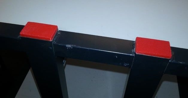 Rectangular Tube End Cap 25X40 mm (Tubing Plug) by 3DWP | Download free ...