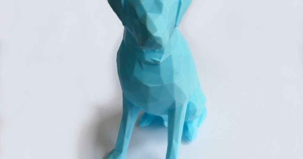 Low Poly Labrador (Dog Statue) by 3DWP | Download free STL model ...