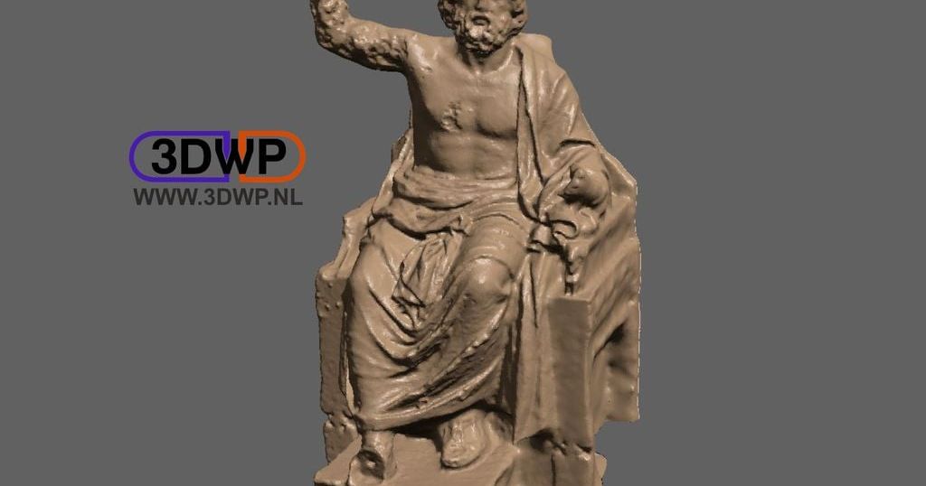 Zeus Sculpture (Statue 3D Scan) by 3DWP | Download free STL model ...