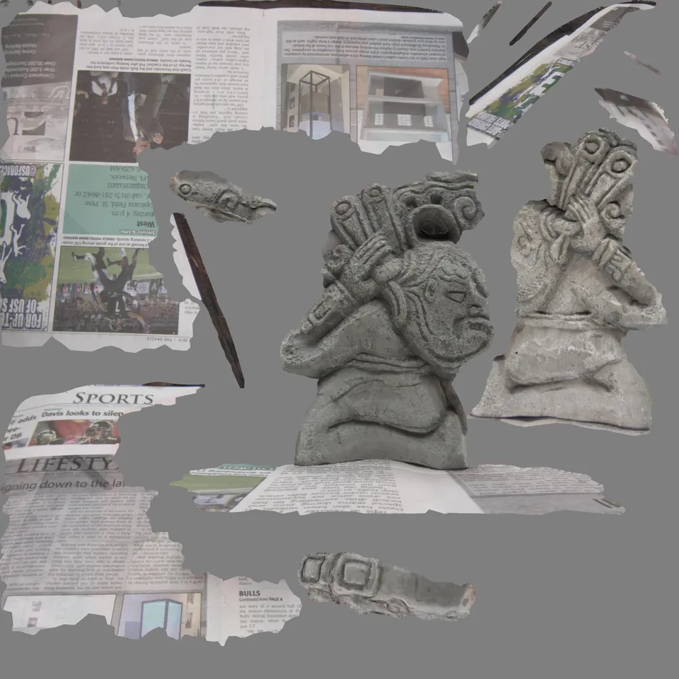 Mayan Sculpture (Statue 3D Scan) by 3DWP | Download free STL model ...