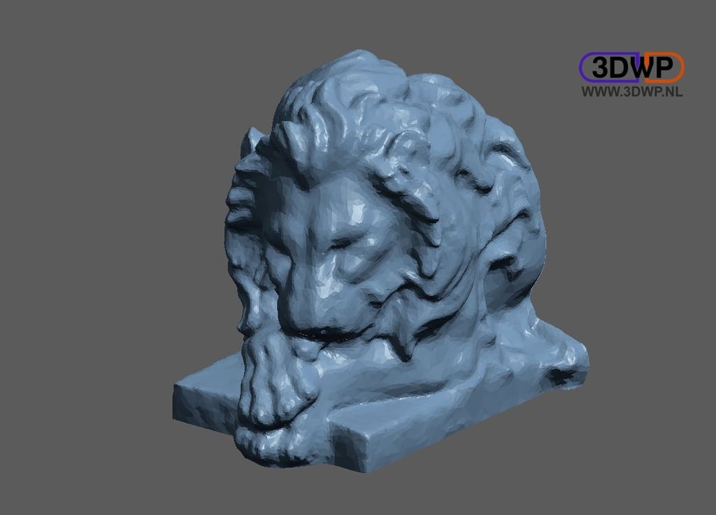 Lion Statue 3D Scan by 3DWP | Download free STL model | Printables.com