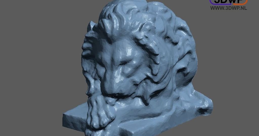 Lion Statue 3D Scan by 3DWP | Download free STL model | Printables.com