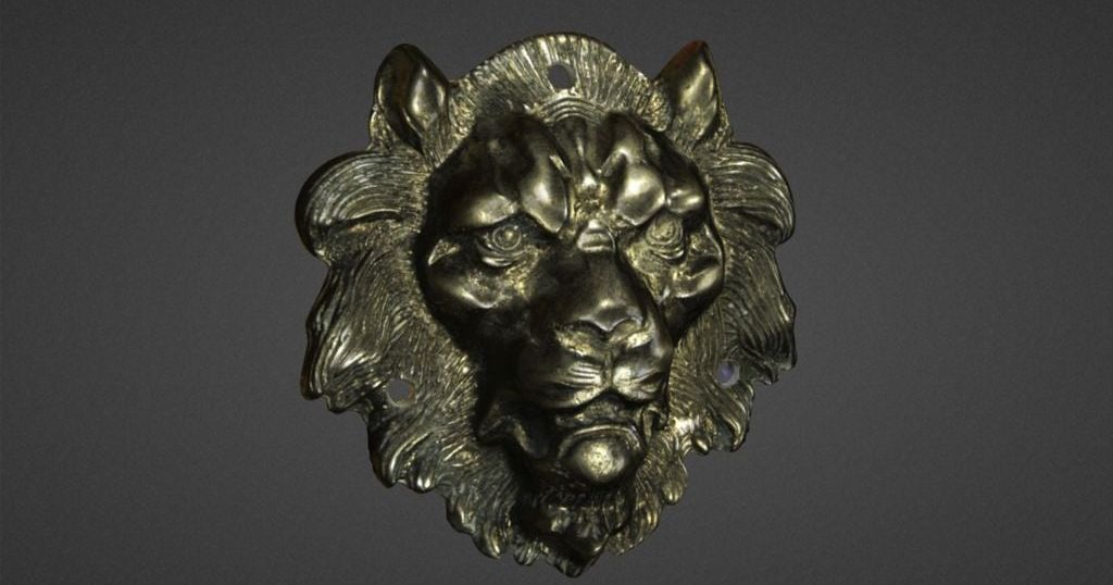 Metal Lion Head 3D Scan by 3DWP | Download free STL model | Printables.com