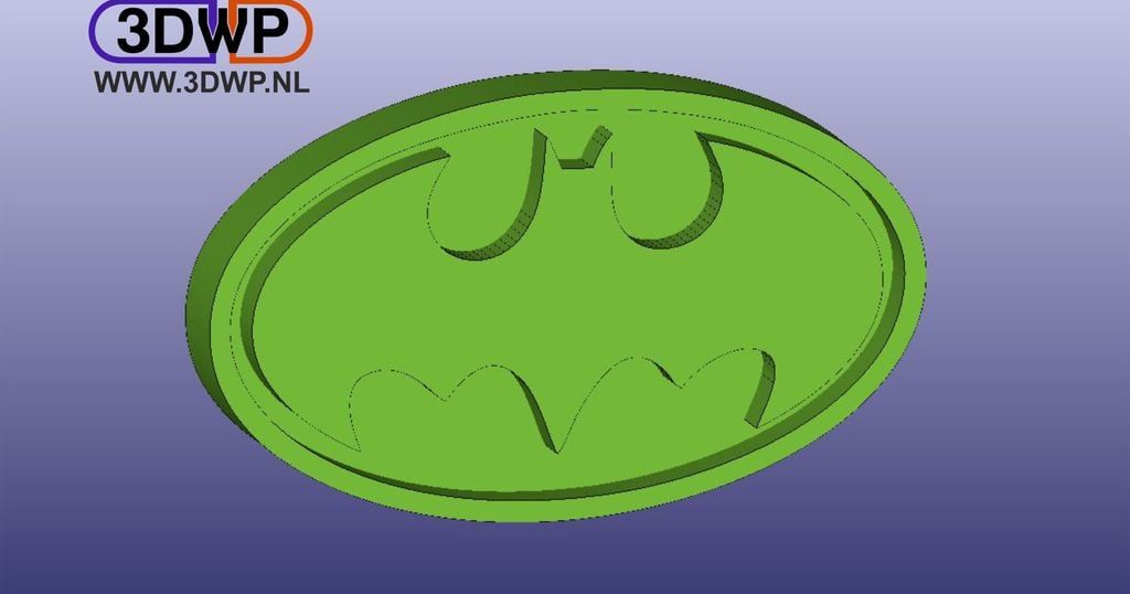 Batman Logo Wall Hanger by 3DWP | Download free STL model | Printables.com