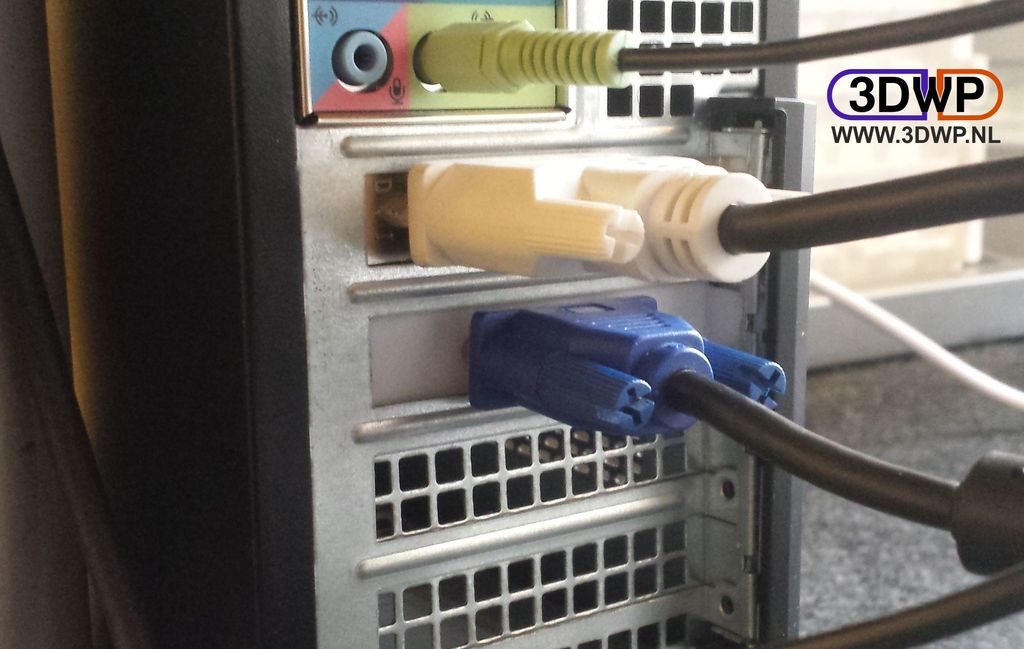 Low Profile PCI Slot Cover (VGA) by 3DWP | Download free STL model ...