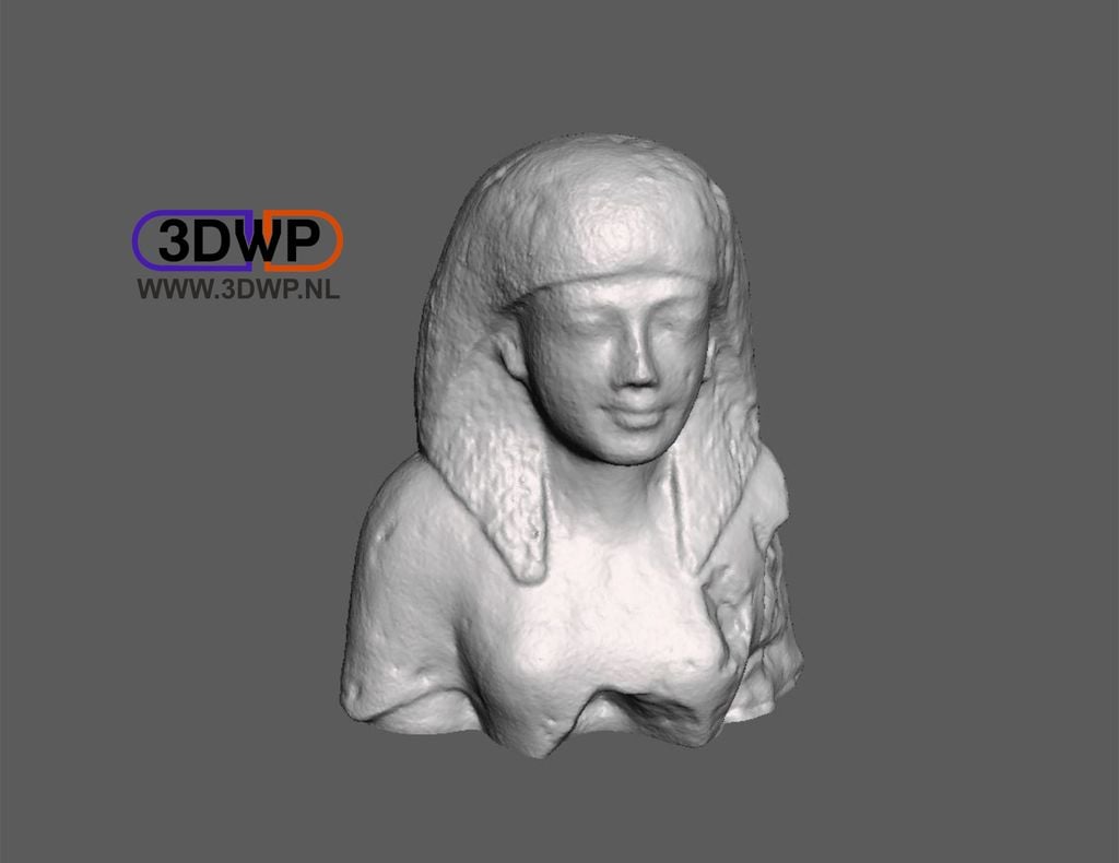 Egyptian Plaster Bust 3D Scan by 3DWP | Download free STL model ...