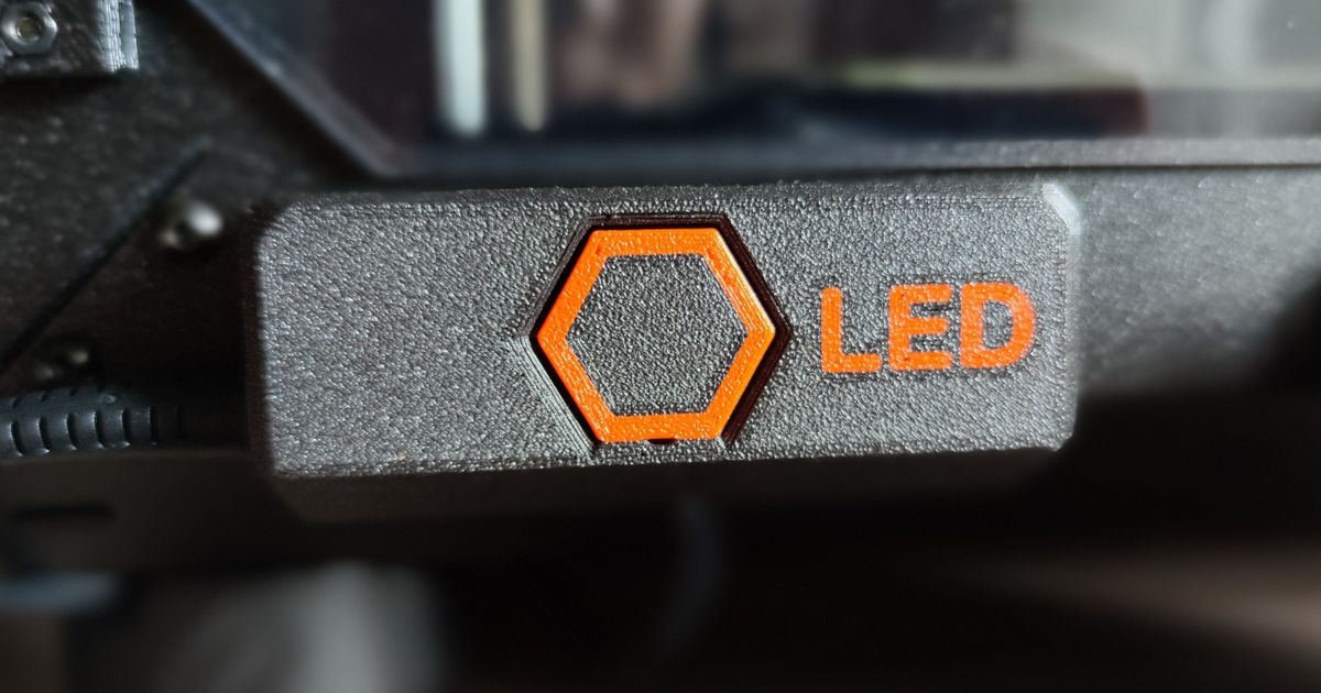 Prusa enclosure MM basic board LED cover light only by Mick | Download ...