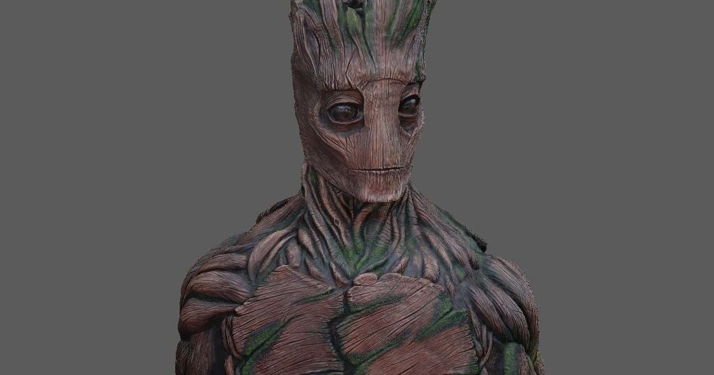 Groot Sculpture by 3DWP | Download free STL model | Printables.com