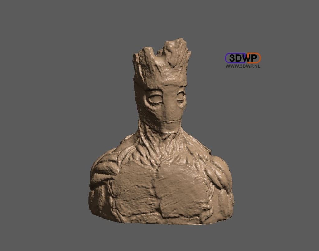 Groot Sculpture by 3DWP | Download free STL model | Printables.com