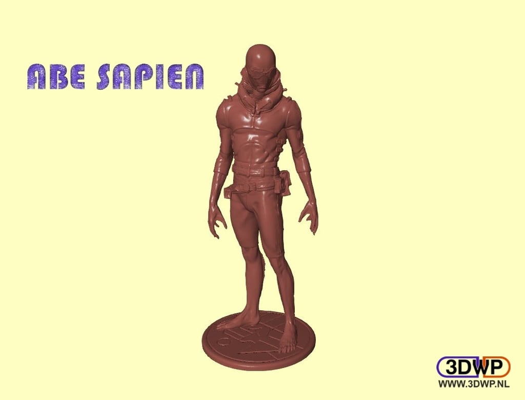 Abe Sapien Figurine 3D Scan (Hellboy) by 3DWP | Download free STL model ...