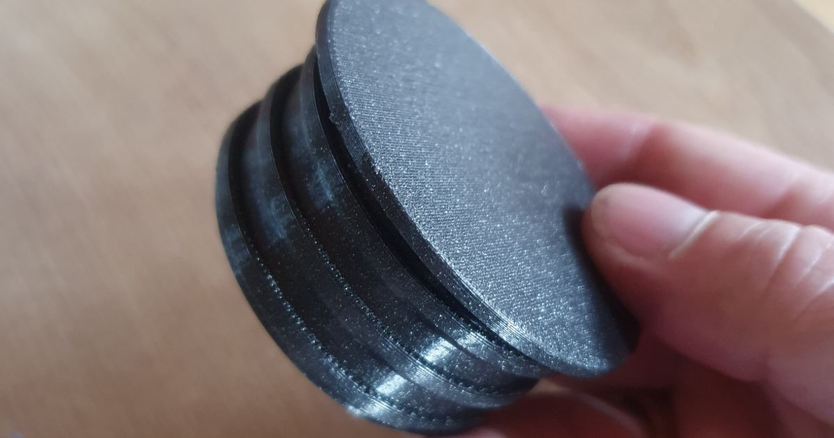 Covercap round , Abdeckkappe rund by Basti09 | Download free STL model ...