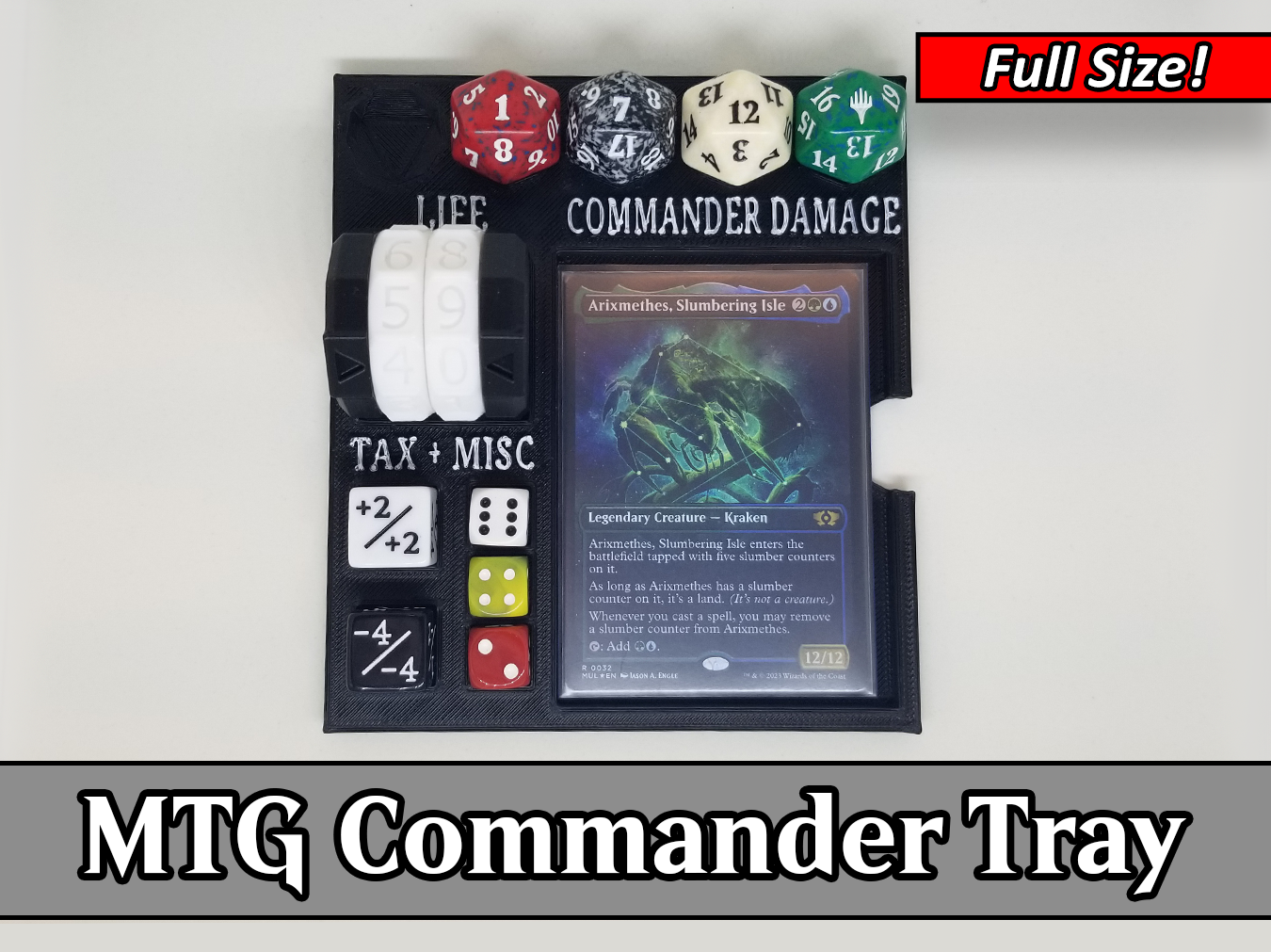 Just Another MTG Commander EDH Tray by TheMakerSphere | Download free STL model | Printables.com