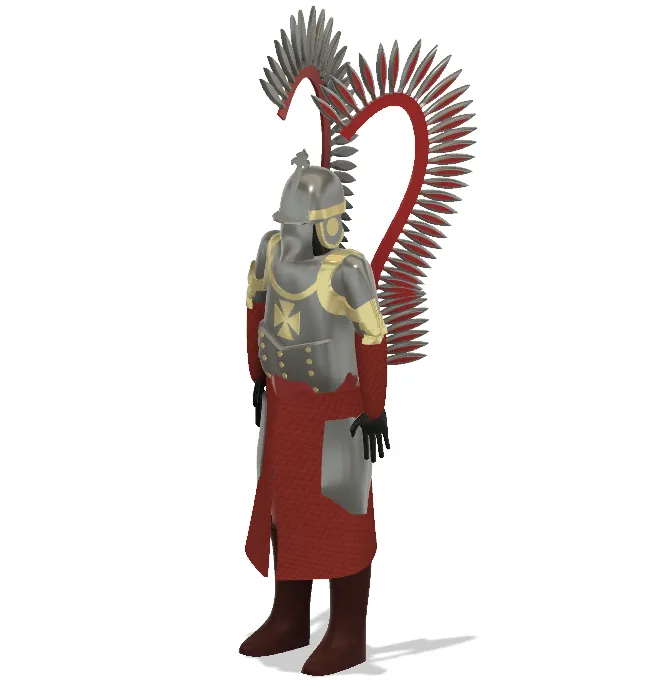 Winged hussar mini by Fekete Áron | Download free STL model ...