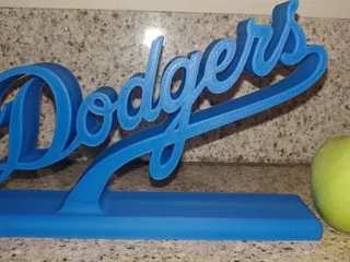 Dodgers Sign by CC3DPRINTING | Download free STL model | Printables.com